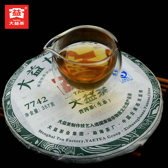2011 DaYi "7742" Cake 357g Puerh Sheng Cha Raw Tea
