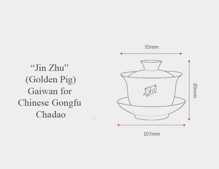 Dayi Official Zodiac Rooster / Dog / Pig / Rat / Ox Year Gaiwan / Cup