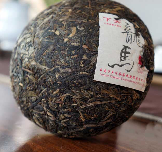 2012 XiaGuan "Long Ma" (Dragon Horse) Tuo 250g Puerh Sheng Cha Raw Tea